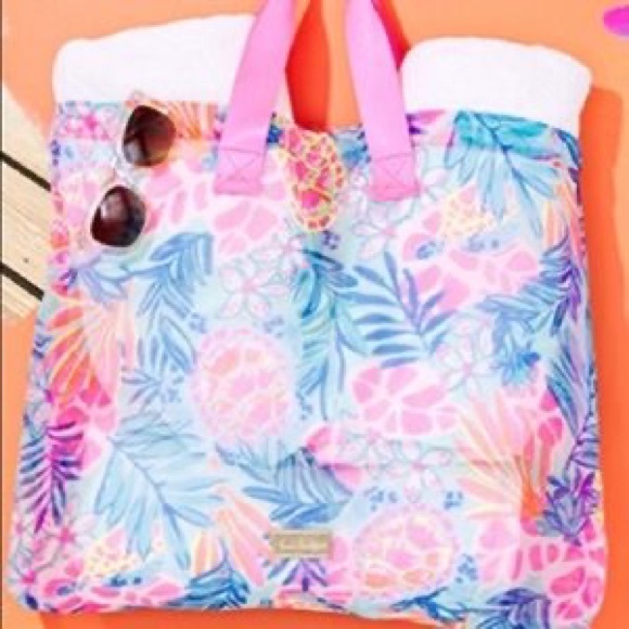 Lilly Pulitzer | Other | Lilly Pulitzer Gwp Mesh Tote In Pink Isle ...